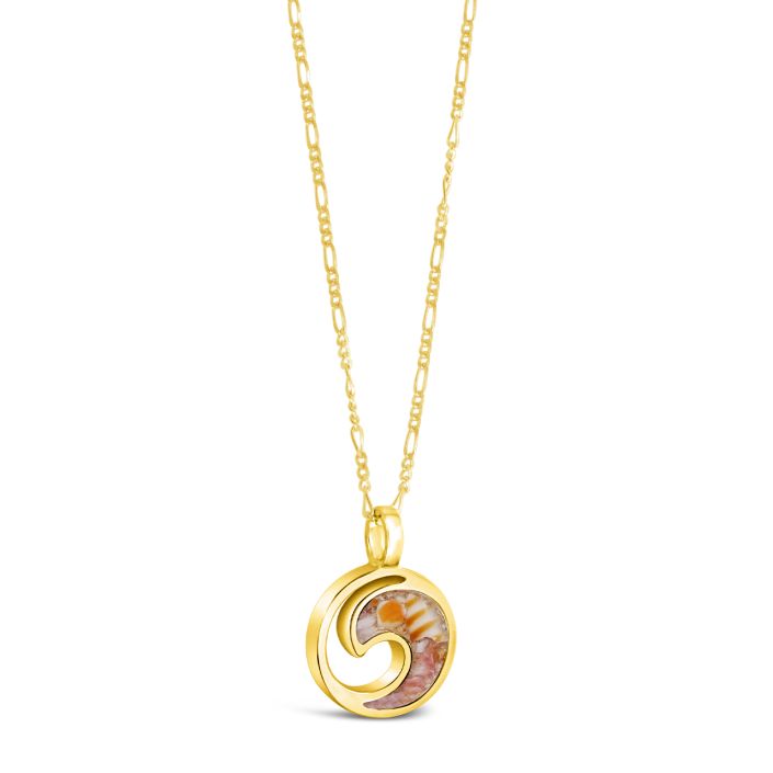 Ocean Wave Necklace | 14k Gold Vermeil Necklace | Ocean Wave Necklace