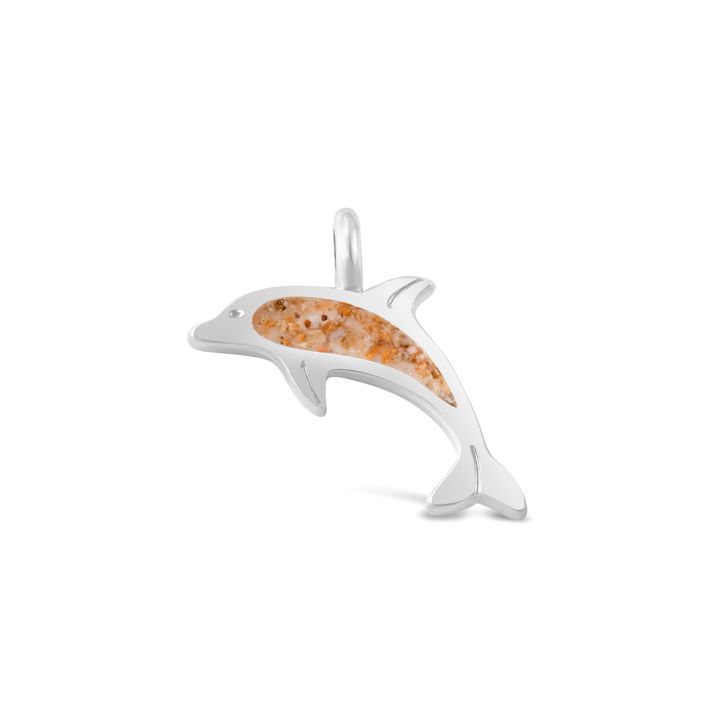 Beach Charm - Dolphin | Silver Plated Dolphin Charm | Custom Charm