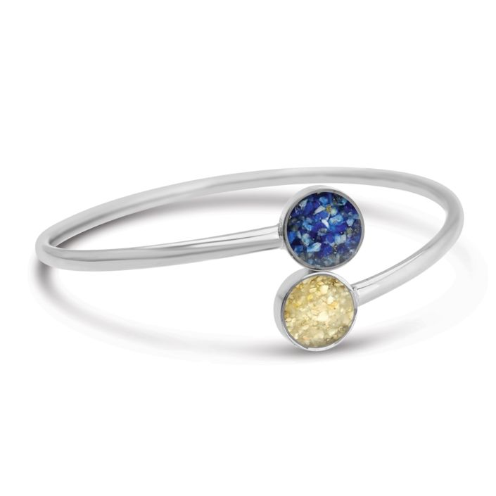 Twisty Bypass Cuff - Silver | Stainless Steel Stackable Bracelet