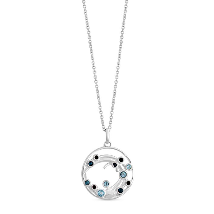 Neptune's Embrace Necklace - 14k White Gold