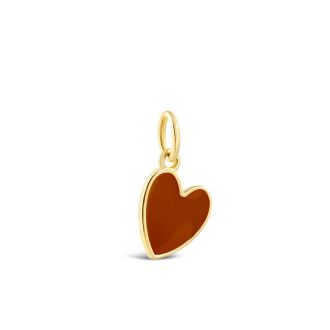 tiny red heart charm